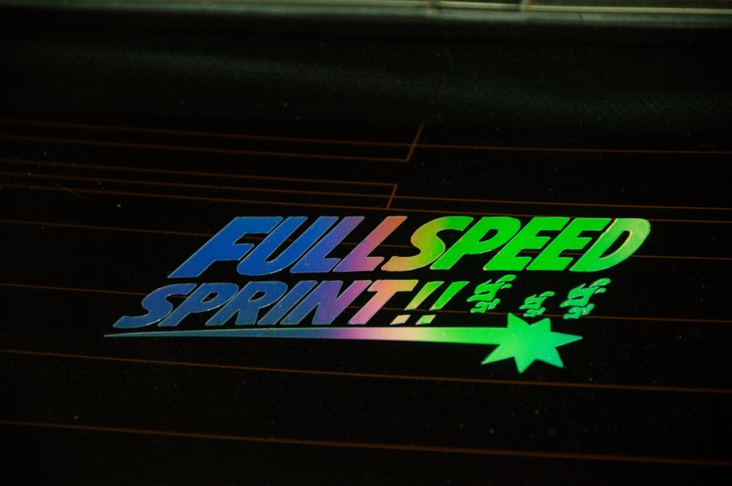 FULL SPEED SPRINT!! | Holographic Decal – Incompletegl