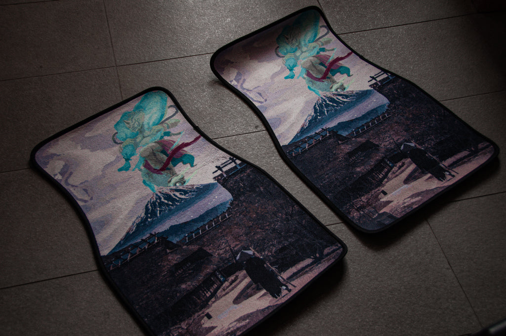 Fujin's War at Mount Fuji | JDM Floor Mats | Incompletegl