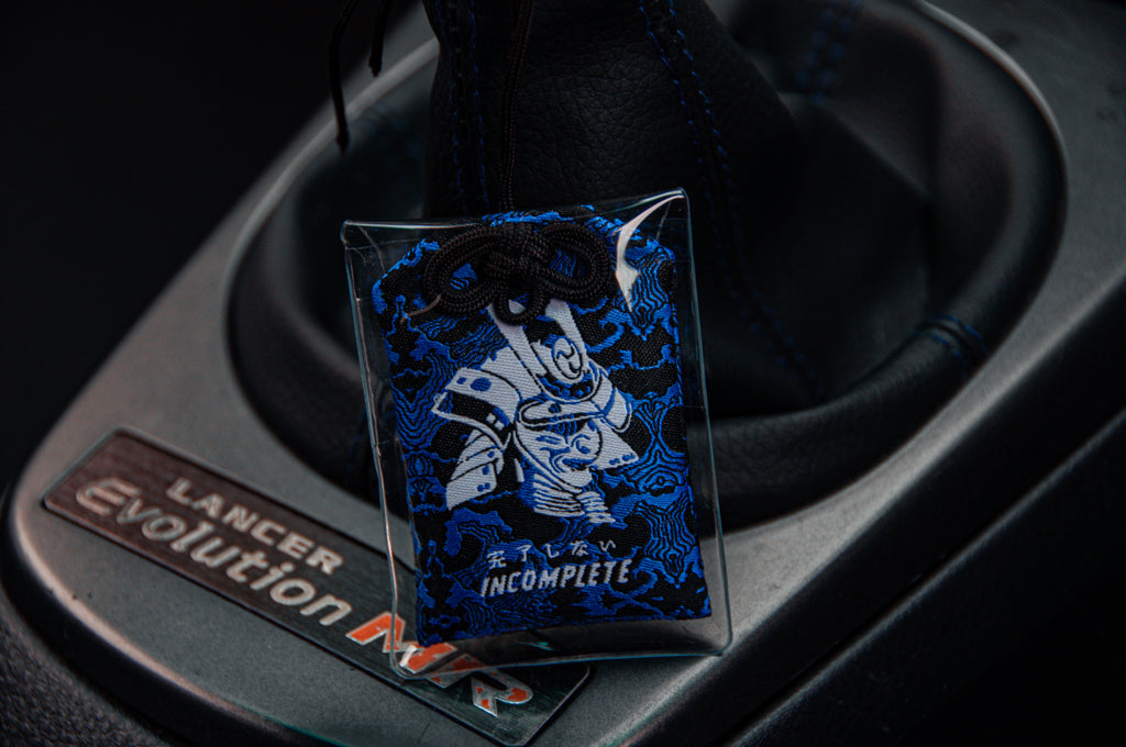 Blue Samurai Omamori Charm | Japanese Amulet | Incompletegl